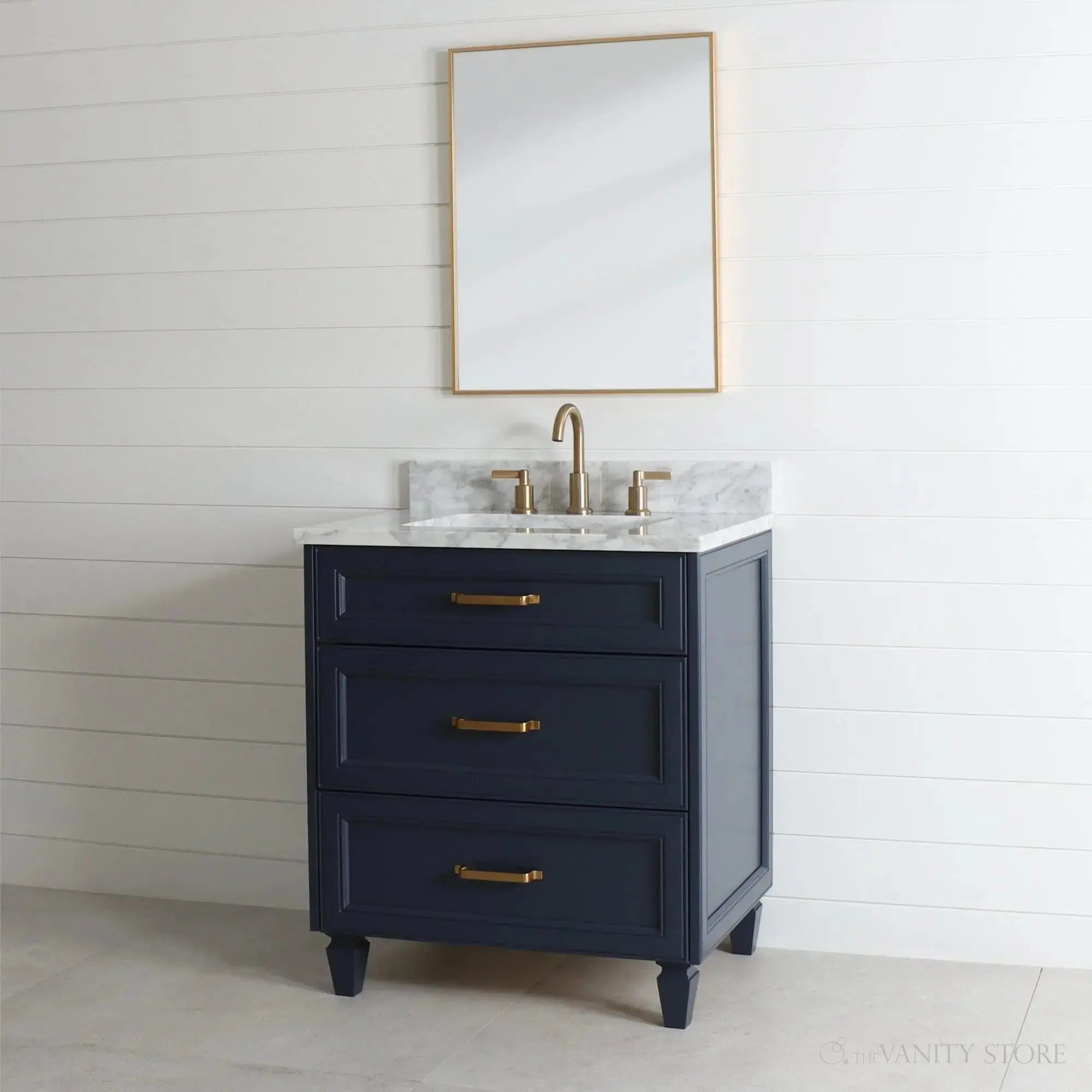 Davenport 30" Pacific Blue Bathroom Vanity - Teodor Vanities – Teodor Vanities Canada