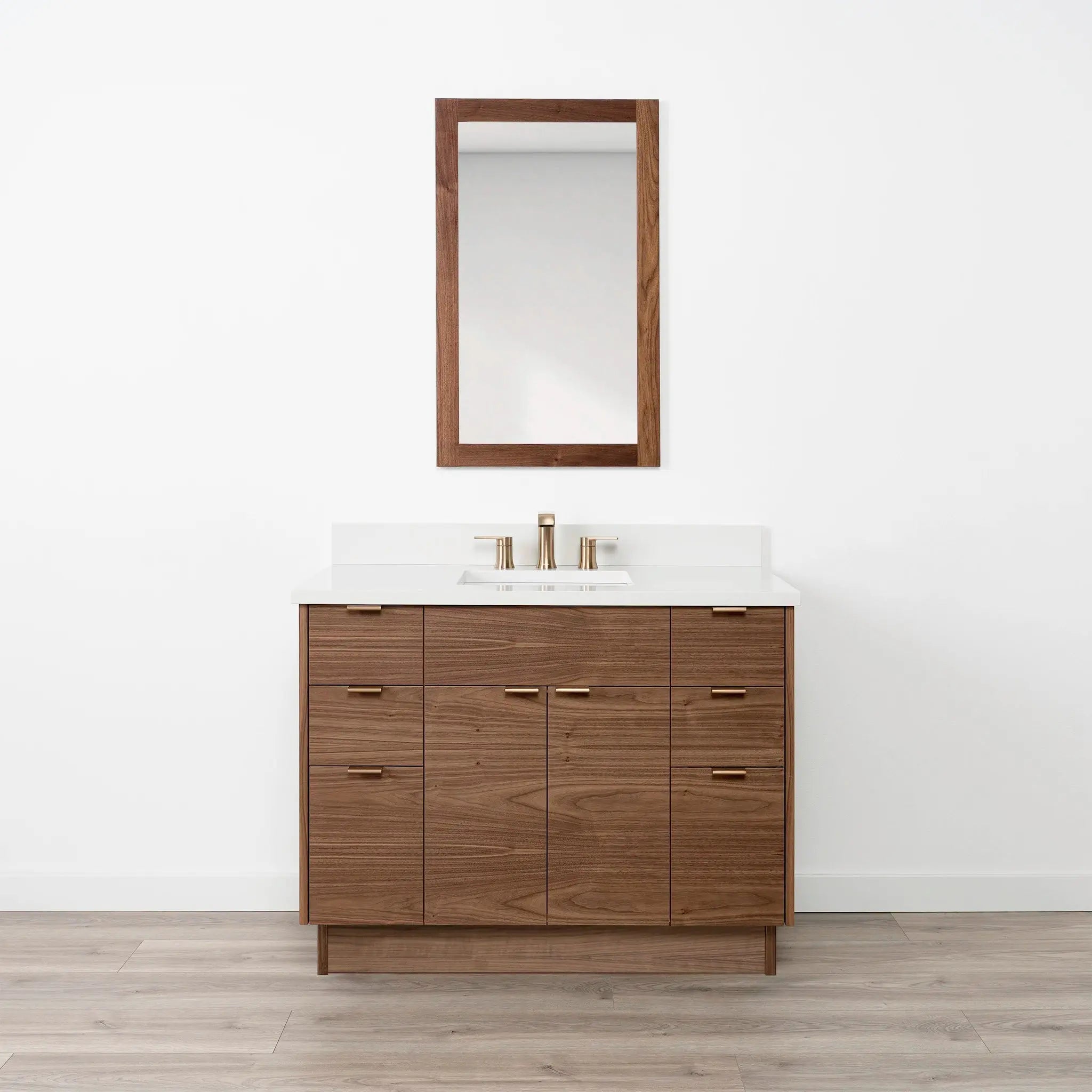 42 Inch Bathroom Vanities in Wood Finishes | Free Shipping in Canada ...
