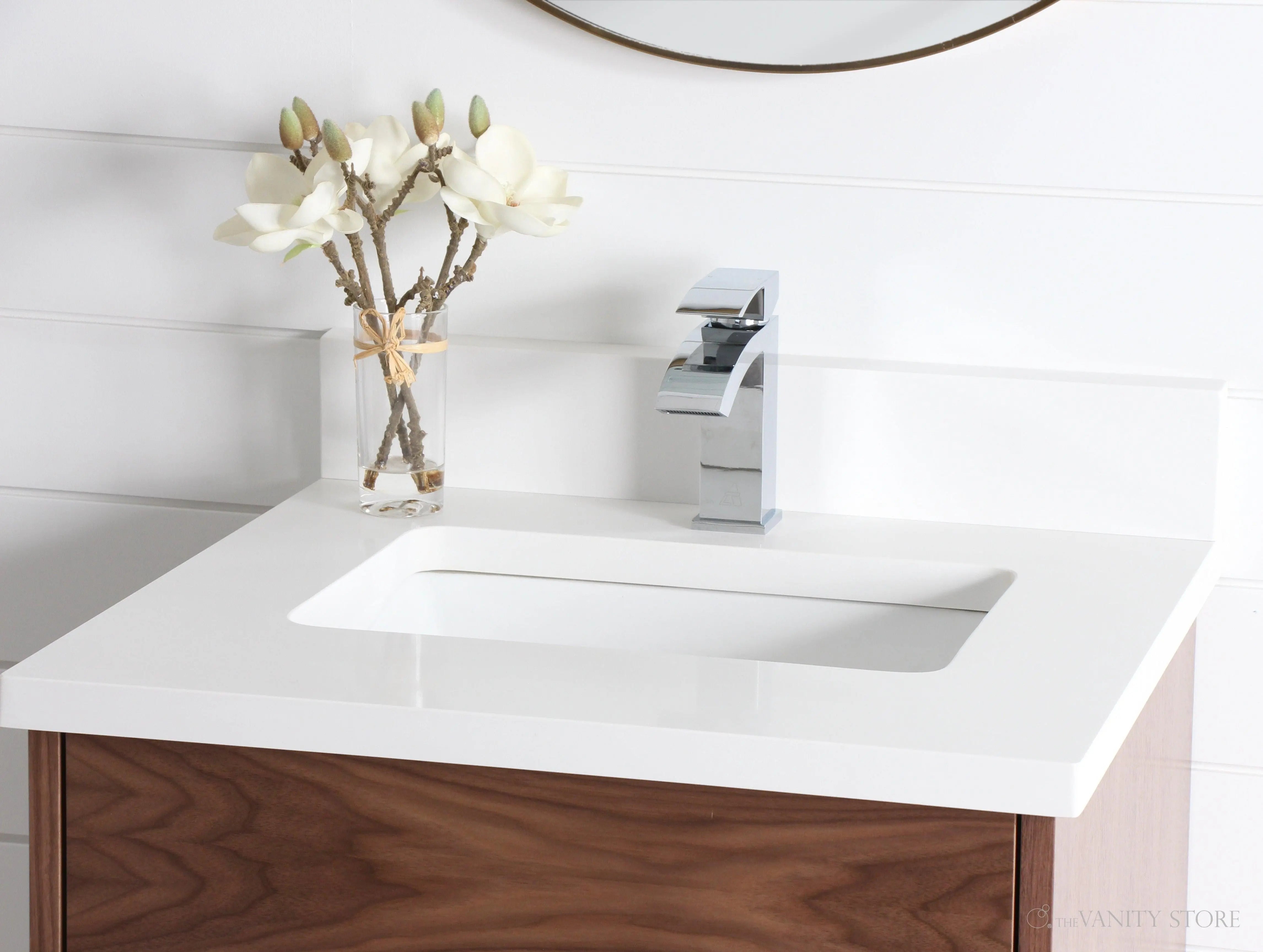 Austin 24" American Black Walnut Bathroom Vanity - Teodor Vanities ...