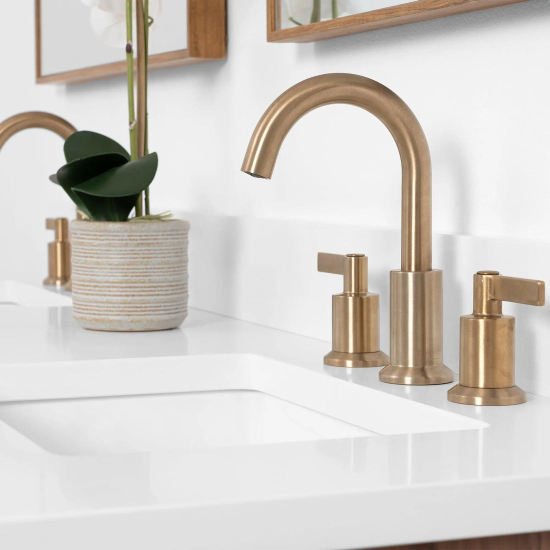 Asher SLIM 48" American Black Walnut Bathroom Vanity - Teodor Vanities