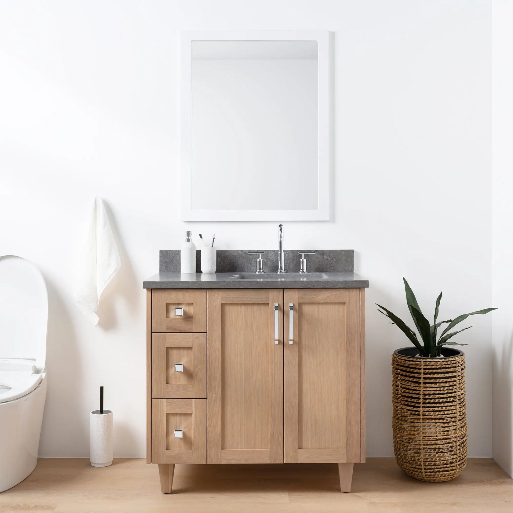 36 Inch Bathroom Vanities | Left & Right Sink Options – Teodor Vanities ...