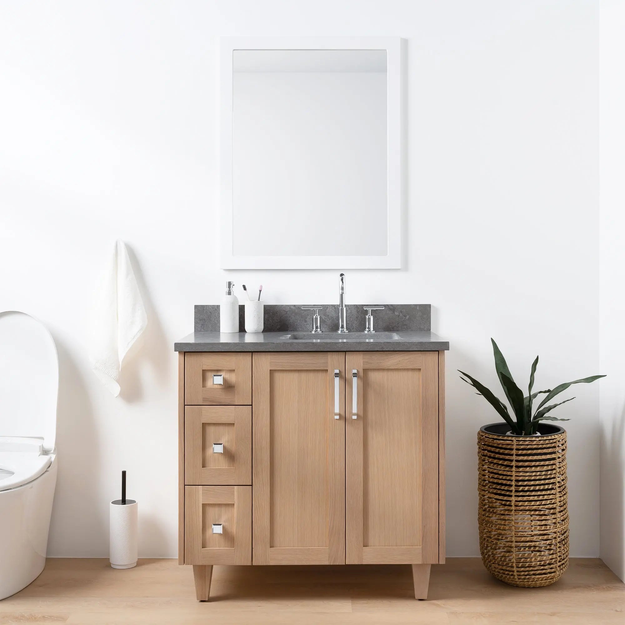 36 Inch Bathroom Vanities | Left & Right Sink Options – Teodor Vanities ...