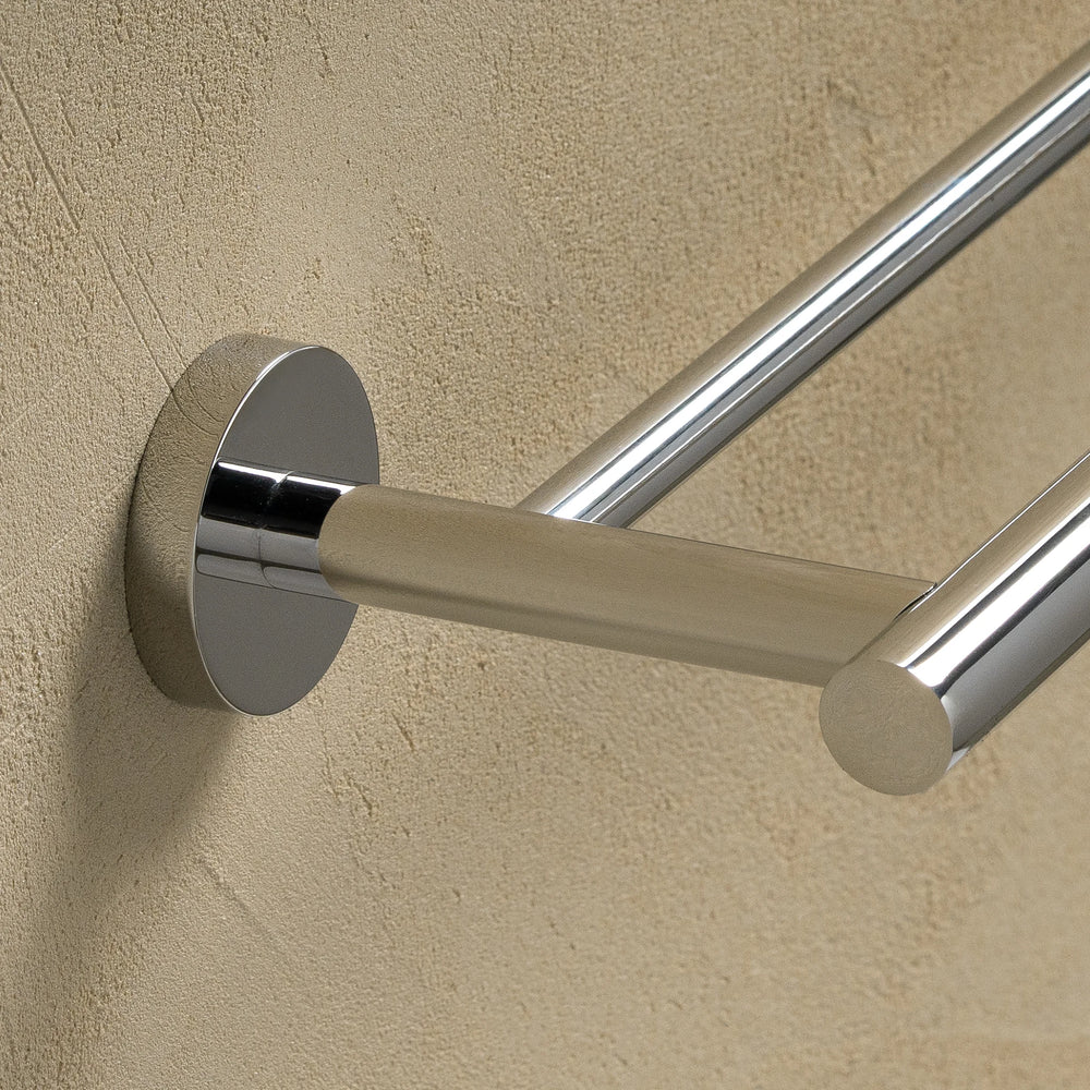 Capri Double Towel Bar (B) - Teodor Vanities Canada