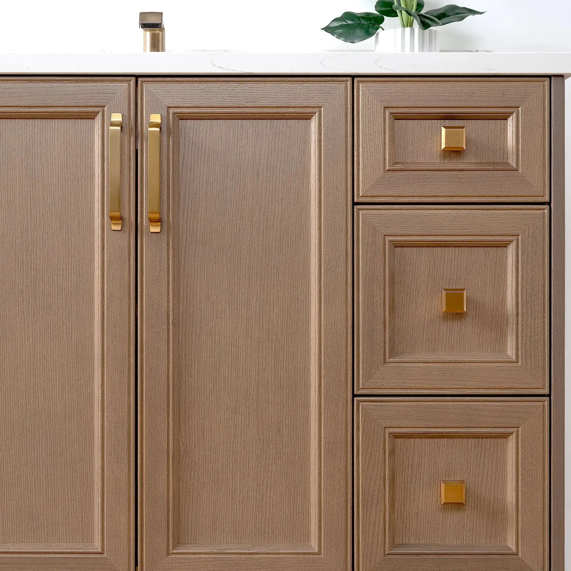 Davenport 48" Almond Coast Bathroom Vanity - Teodor Vanities