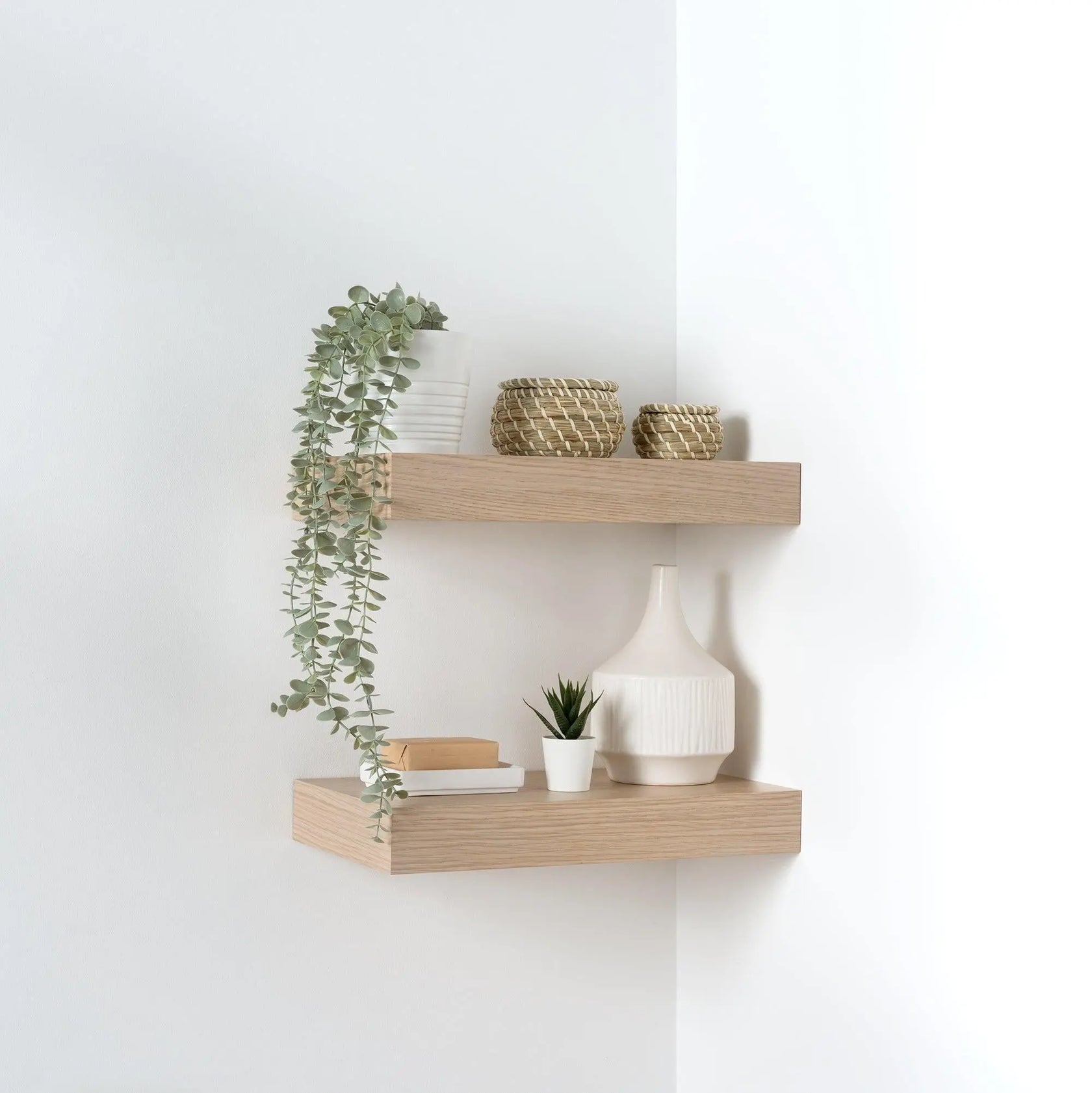 White Oak Floating Shelf - Teodor Vanities – Teodor Vanities Canada